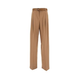 Max Mara Femme, Pantalons, Brun, Taille: 40 FR Paride Pantalons