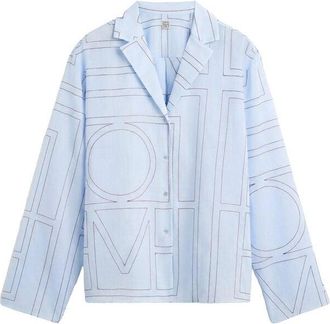 Toteme Damen Bluse im Pyjama-Stil