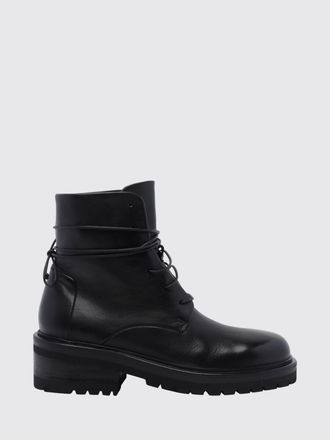 Mars&egrave;ll Combat boots Calzone en cuir lisse avec semelle crant&eacute;e en caoutchouc