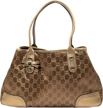 Gucci 2000-2015 GG Nylon Princy tote bag - Braun