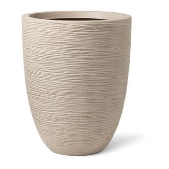 Capi Capi - Vase &eacute;l&eacute;gant bas europe - waste rib nl - 46 x 58 cm - Terrazzo beige