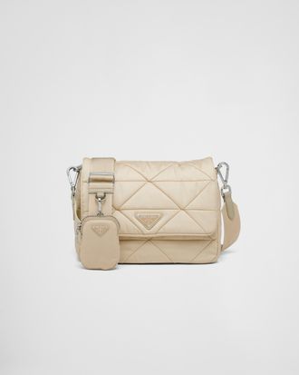 Prada Schultertasche aus gepolstertem Re-Nylon