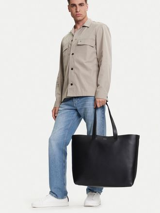 Calvin Klein Tasche Calvin Klein Ck Premium Leather E/W Tote Xl K50K512894 Schwarz