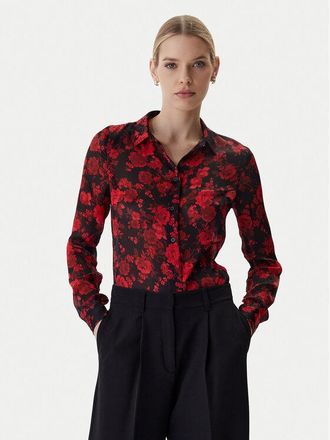 Guess Hemd W6RH73 WDW82 Rot Regular Fit