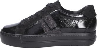 Paul Green Stilvolle Damen-Sneaker mit Schn&uuml;rung - - Shoes - Damen - Schwarzk - 36 EU