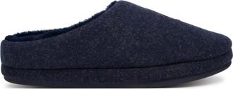 Tommy Hilfiger Hausschuhe Tommy Hilfiger Th House Shoe Flannel FW0FW09699 Dunkelblau