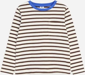Arket Langarm-T-Shirt -Blau