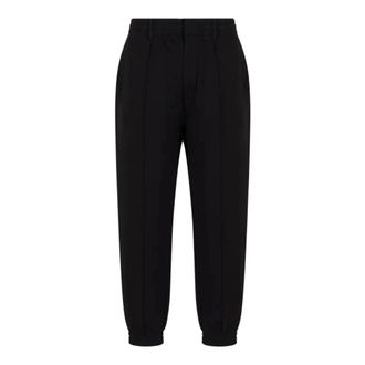 Emporio Armani Schwarze Slim Fit Hose 3D1P751Jhsz0999 - - Trousers - Herren - Schwarzk - XL