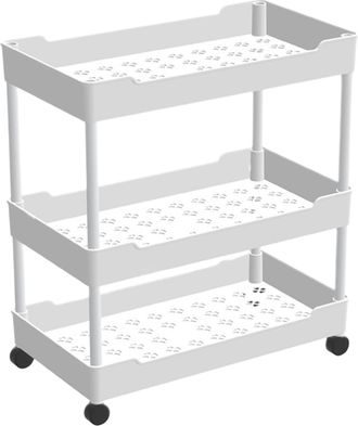 Generico Aufbewahrungswagen mit Rollen, Organizer f&uuml;r Nutzwagen, 3/4 Ebenen, Organizer, mit R&auml;dern, verstellbares Design, f&uuml;r Wohnzimmer