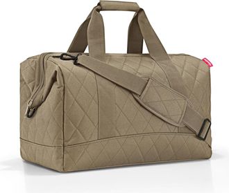 Reisenthel Allrounder L Vielf&auml;ltige Doktortasche zum Reisen, f&uuml;r die Arbeit oder Freizeit Mit funktional-stylischem Design, Couleur:Rhombus Olive