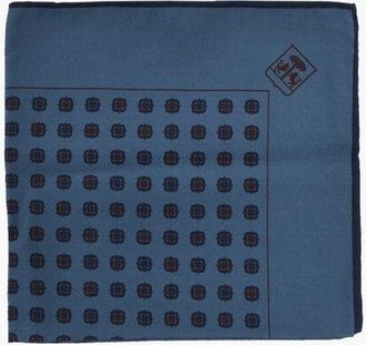 Corneliani Patterned Silk Pocket Square size Unica