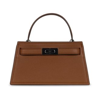 Tory Burch Femme, Sacs, Brun, Taille: ONE Size Petite Lee Radziwill Pebbled Bag