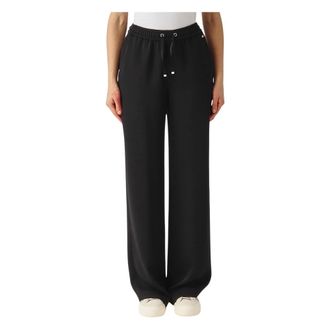 Herno Femme, Pantalons, Noir, Taille: 36 FR Wide Pantalons