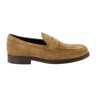 Tod's Beige Wildleder Slip-On Mokassins - - Shoes - Herren - Beige - 44 EU