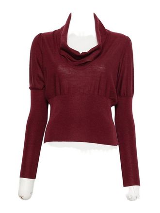 Twinset Pull Col Rond - Bordeaux