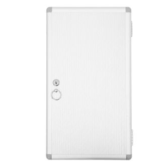 Cabilock WRITWAA Abschlie&szlig;barer Schl&uuml;sselschrank aus Aluminiumlegierung mit 48 F&auml;chern Wandmontierter Schl&uuml;ssel Organizer f&uuml;r B&uuml;ro und Zuhause mit Beschriftbar