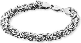 Save Brave Save Brave Dean Königskettenarmband Herren Armband aus hochwertigem poliertem Edelstahl - Länge 23 cm - ohne Nickel, ohne Blei - inkl. Schmuckverpacku