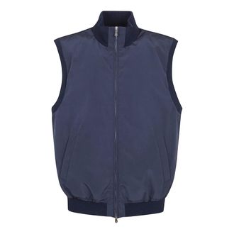 Brunello Cucinelli Homme, Vestes, Bleu, Taille: 3XL Padded Nylon Vest
