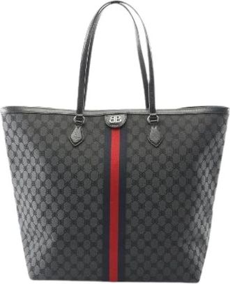 Balenciaga Sac cabas large The Hacker Project Pre-owned - Homme - Pre-owned - Noir - Taille: ONE Size