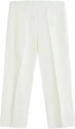 Liviana Conti Femme, Pantalons, Blanc, Taille: 44 FR Pantal&oacute;n Punto Milano Pomice