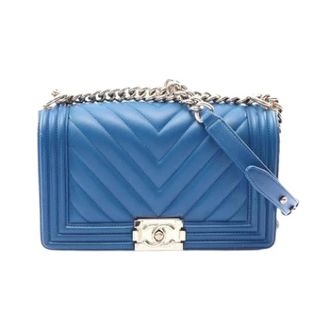 Chanel Pre-owned Vintage Schultertasche - - Pre-owned - Damen - Blau - ONE SIZE