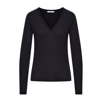 Max Mara V-Ausschnitt Strickware - - Knitwear - Damen - Grau - XS