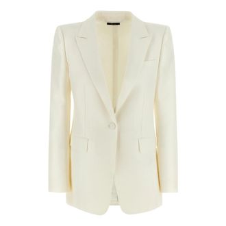 Tom Ford Radzmir Single-Breasted Blazer - - Jackets - Damen - Wei&szlig; - 2XS
