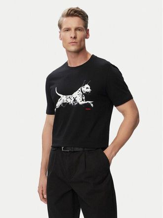 HUGO BOSS T-Shirt Dirunn 50564143 Schwarz Regular Fit