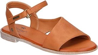 Mustang Jeans Sandales Mode Femme 1388-807, Pointure:38 EU, La Couleur:Marron