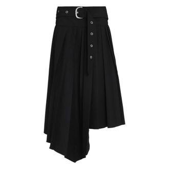 Off-white Asymmetrischer Faltenrock - - Skirts - Damen - Schwarzk - S