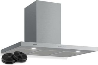 Klarstein Klarstein - Limelight Dunstabzugshaube 90cm Wandhaube 600m&sup3;/h Edelstahl