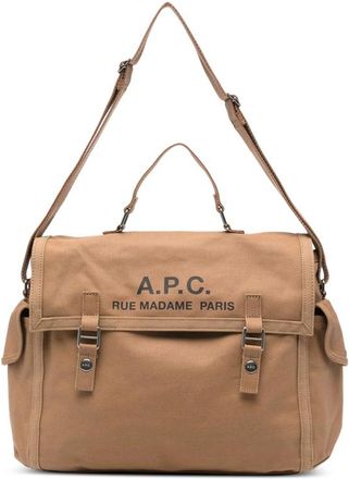 A.P.C. A. p.c. Flap Top-handle Messenger Bag