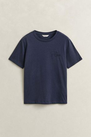 GANT T-Shirt REGULAR TONAL GRAPHIC T-SHIRT Regular fit mit Rundhalsausschnitt