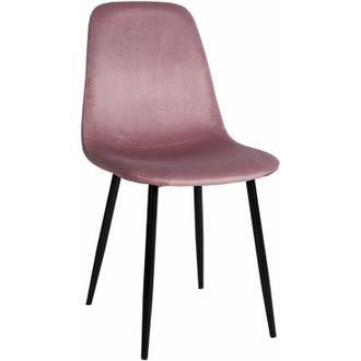 Clp Chaise de salle &agrave; manger Napier Rose Velours