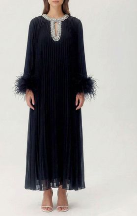 Self Portrait Robe SELF-PORTRAIT Femme couleur Bleu