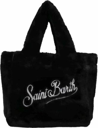 MC2 Saint Barth Femme, Sacs, Noir, Taille: ONE Size Vanity Mini Soft Fur