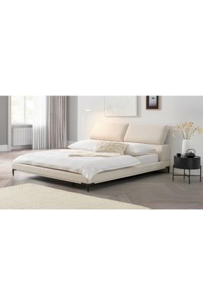 Livetastic Polsterbett Fiames, Creme, Holz, Metall, Pappel,Kiefer, Pappel, Sperrholz,Sperrholz, 32-Zonen, H&ouml;he ca. - cm, 180x200 cm, nicht verstellbar, Schlafzim