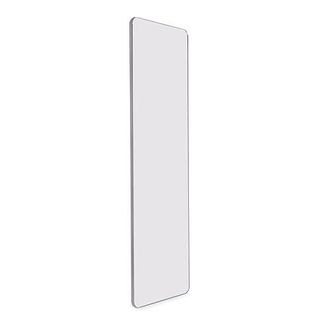 Emuca Miroir extractible pour lint&eacute;rieur de larmoire Quartz, pivotant &agrave; 180&deg;, 1.000x300mm, Aluminium, Verre et Acier, Titane