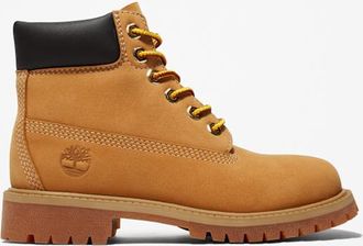 Timberland Wasserdichter Timberland Premium 6-Inch-Boot f&uuml;r Jugendliche in Gelb, Gelb, Gr&ouml;&szlig;e
