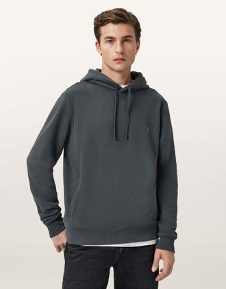 AllSaints Raven Oth - Sweat &agrave; capuche - Bleu Sunil