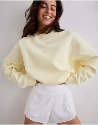 Aim'n Le Run - Sweat de course - Blanc citron-Jaune