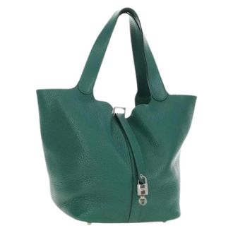 Herm&egrave;s Pre-owned Vintage Hand Bag - - Pre-owned - Damen - Gr&uuml;n - ONE SIZE