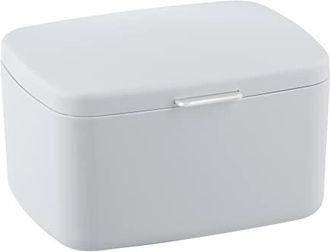 WENKO Badbox Mod. Barcelona, universell einsetzbare Box mit Deckel zur Aufbewahrung von Utensilien in Bad, Küche & Haushalt, aus bruchsicherem Spezialkunsts