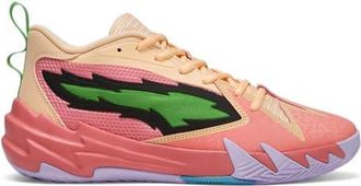 Puma Scoot Zeros 2K Baskets de basketball pour homme Noir Vert, Passionfruit-puma vert-pêche pétillant, 46 EU