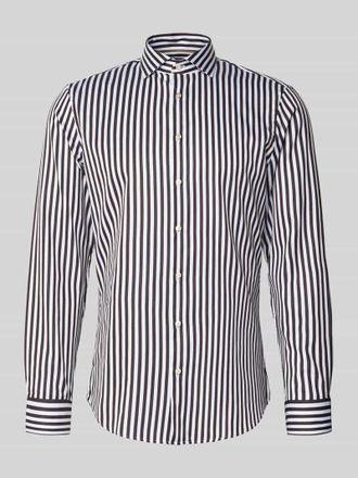 Jake*s Slim Fit Business Hemd aus Baumwolle mit Haifischkragen