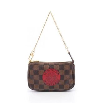 Louis Vuitton Pre-owned Damier Pochette Handbag - Femme - Pre-owned - Brun - Taille: ONE Size