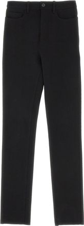 Balenciaga Skinny-Leg Viscose Blend Trousers - Black