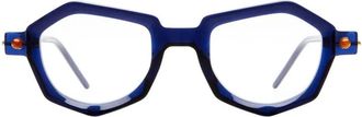 Kuboraum unisex, Accessoires, Bleu, Taille: ONE Size Mask P27 Optical Frame