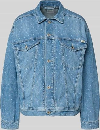 Mustang Jeans Regular Fit Jeansjacke mit Logo-Patch Modell ARCATA