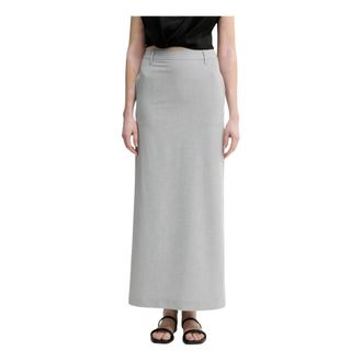 Isabelle Blanche Maxi Rock - - Skirts - Damen - Grau - S